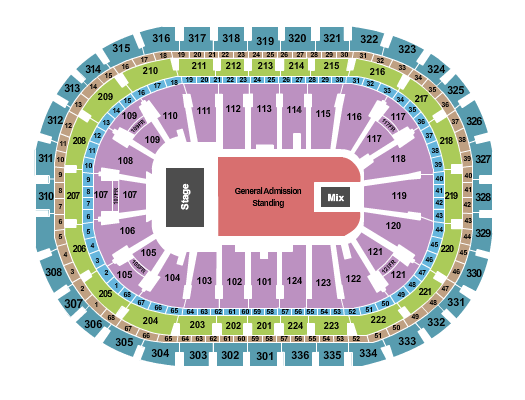 Bell Centre Seating Chart